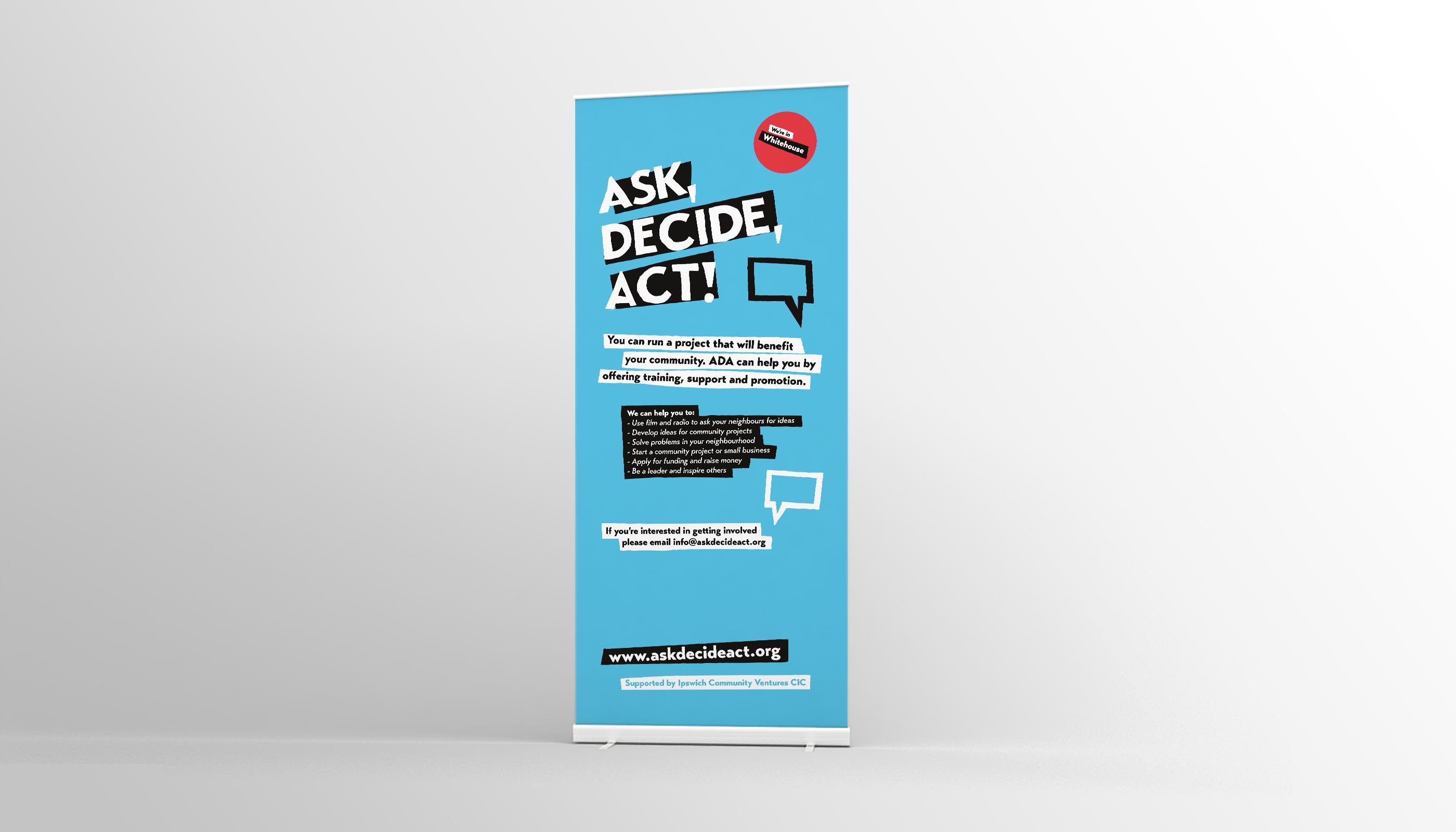 roll-up-banner-design-ask-decide-act-ipswich | Achieve Creative Design ...