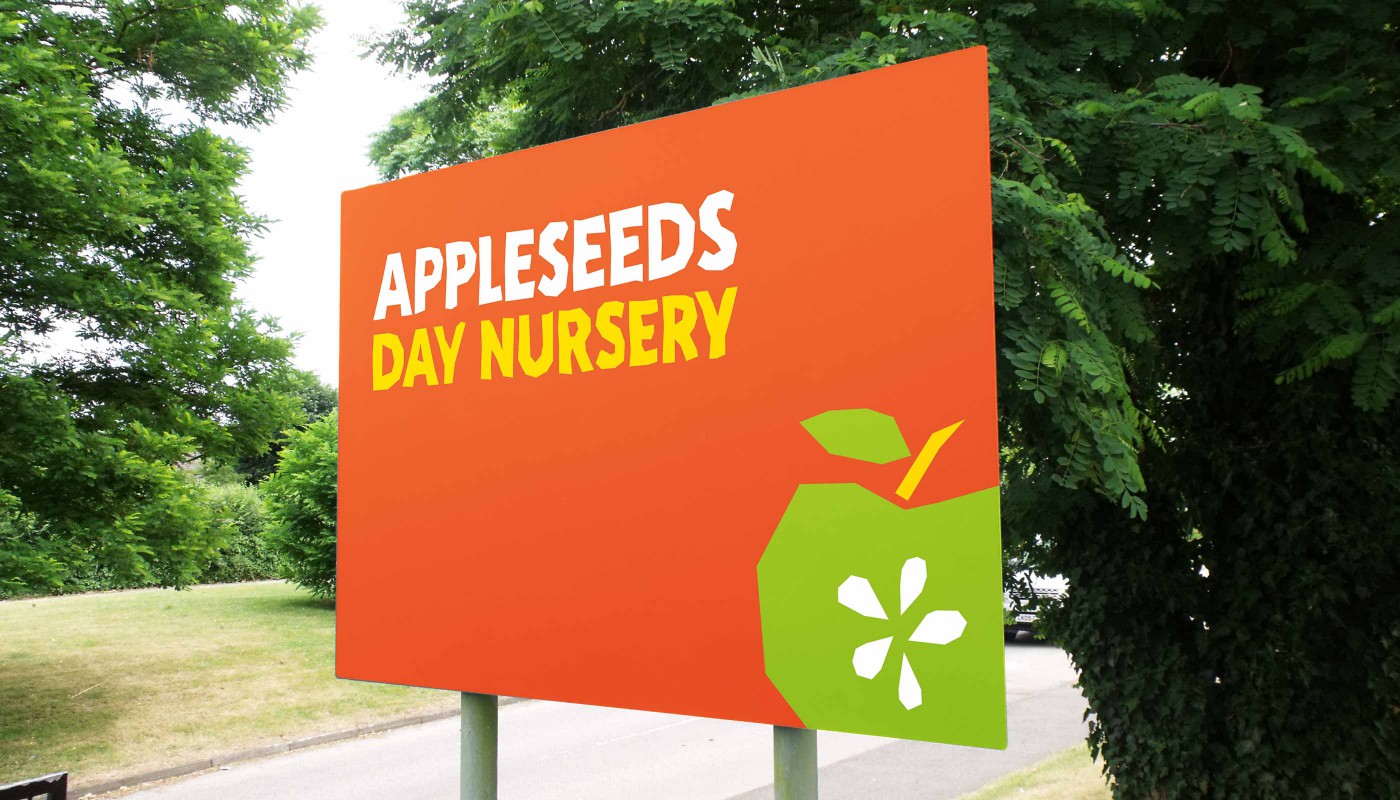 signage-design-appleseeds-day-nursery-ipswich | Achieve Creative Design ...